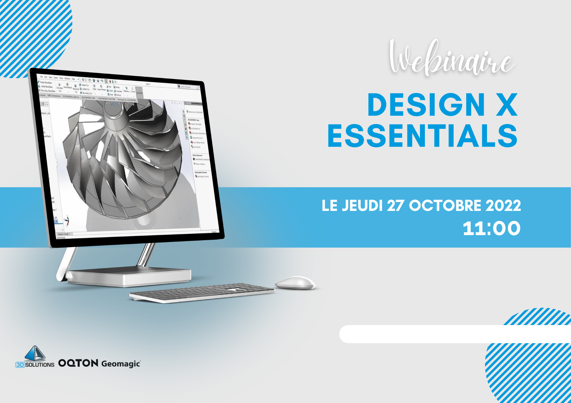 [Webinaire] Geomagic Design X Essentials - 3DSolutions